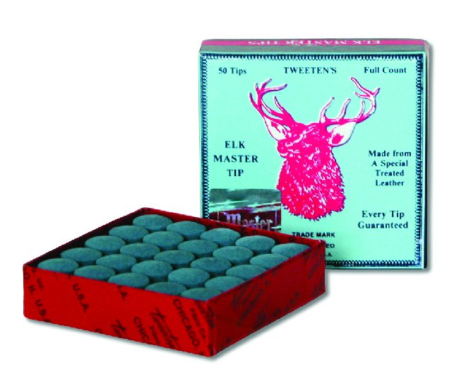 Pool Billiard Cue Tips Elk Master 10mm - Box Of 50 - Buy Online or In ...