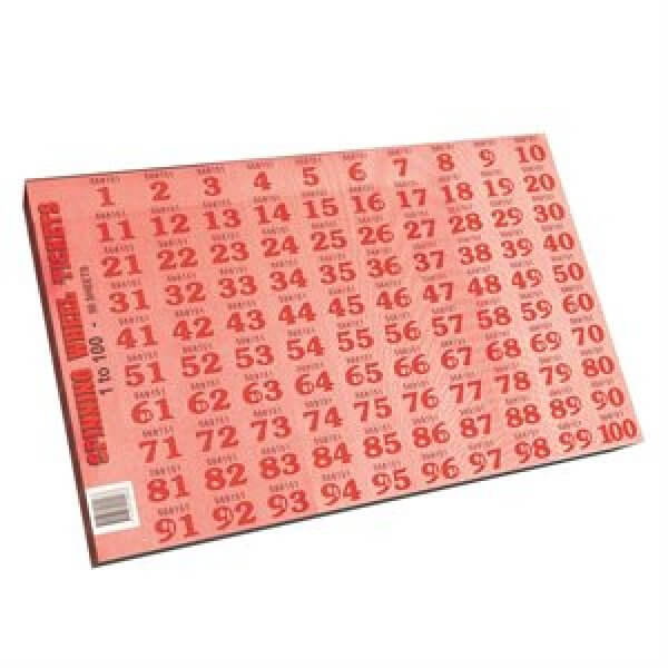 Spinning Wheel Tickets-1 To 100 - Buy Online or In-Store - Ph: 08-9354 ...